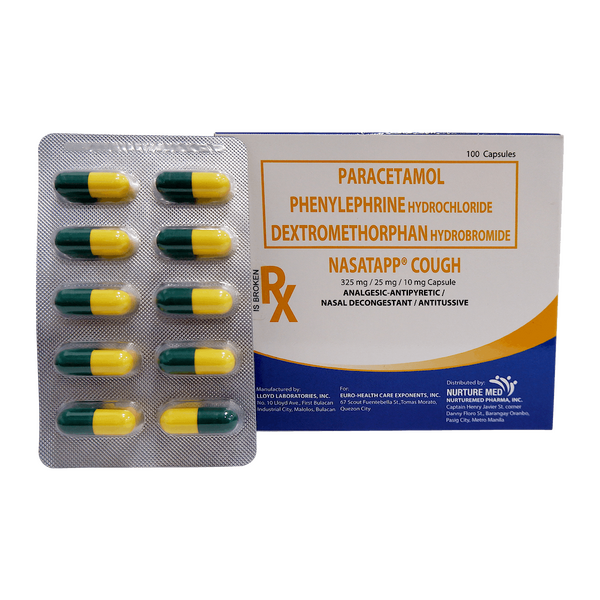 NASATAPP COUGH Paracetamol / Phenylephrine Hydrochloride ...